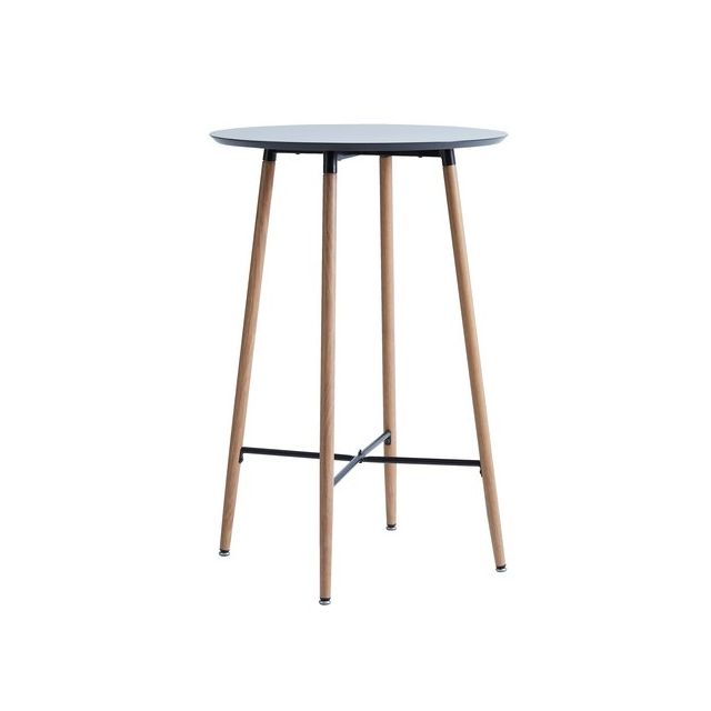 Bar stool PEBRINGE with backrest brown