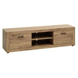 Tv Bench Lyngvig 2 Tambour Doors Natural OakOnline Kuwait- JYSK