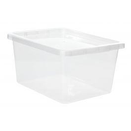 Buy Storage box BASIC BOX 20L w/lid transparent Online From JYSK Kuwait