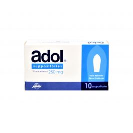 Adol Suppositories 250mg 10s | Al Mutawa Pharmacies Kuwait Online