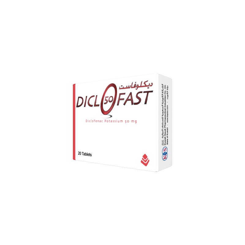 Diclofast 50Mg Tablets 20'S