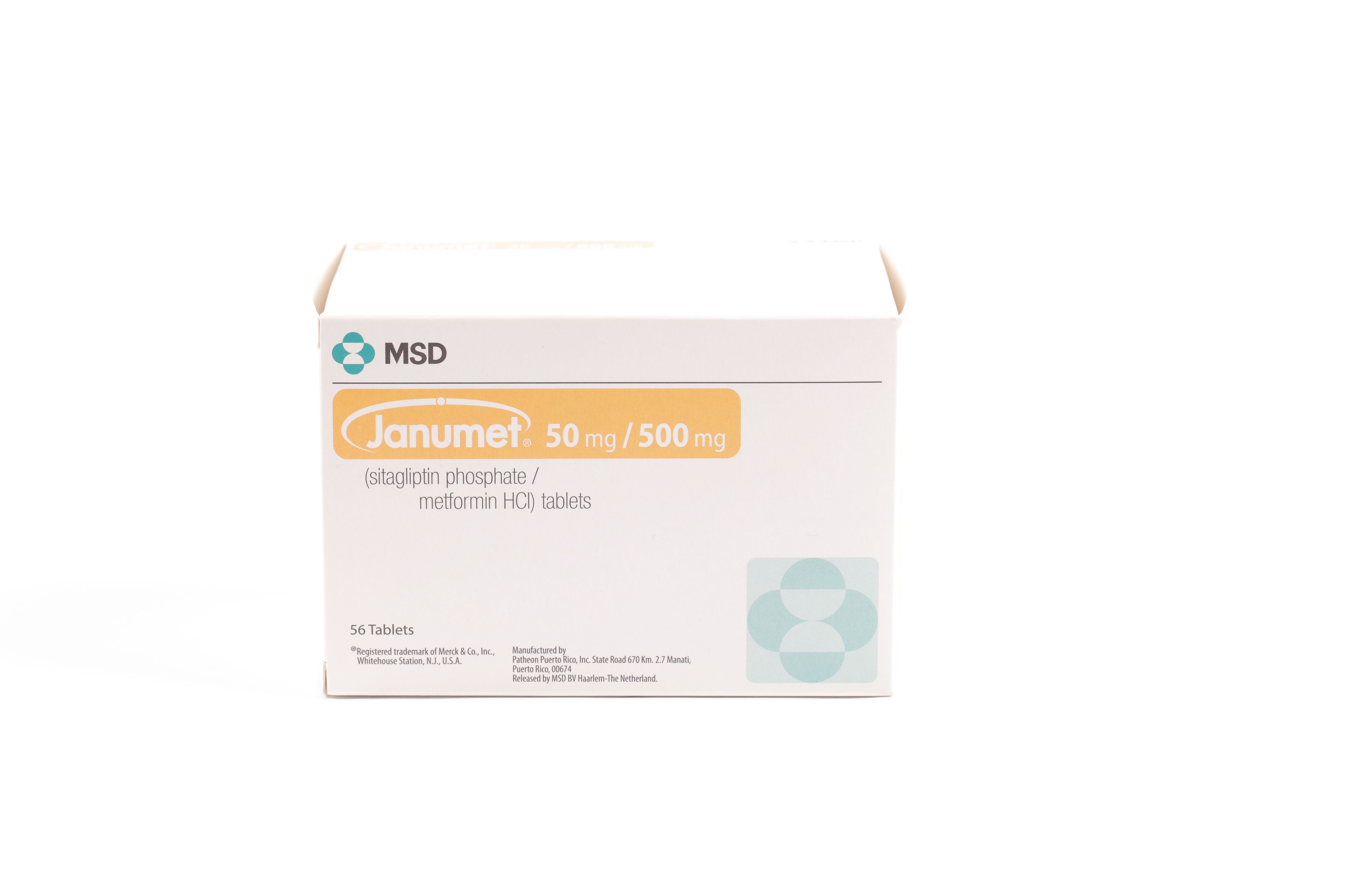 Janumet 50 500mg Tablets 56s